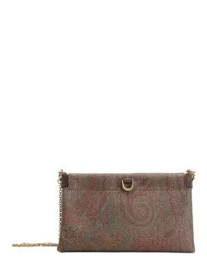 Etro Arnica Jacquard Paisley Bag With Gold Tone Detail And Chain Strap - Multicolor