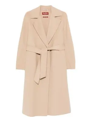 Max Mara Max Mara Wool Long Coat Multicolor