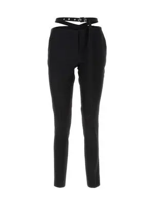 Attico Jersey Pants - Black