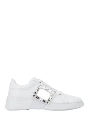 ROGER VIVIER Viv Skate Strass Buc Calfskin Sneakers - Multicolor
