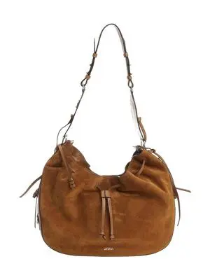 Isabel Marant Étoile ISABEL MARANT Medium Suede Shoulder Bag Brown