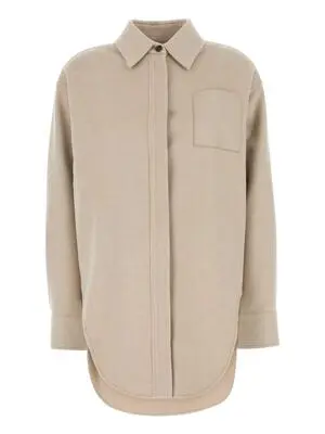 Loewe Sand Flannel Shirt - Brown