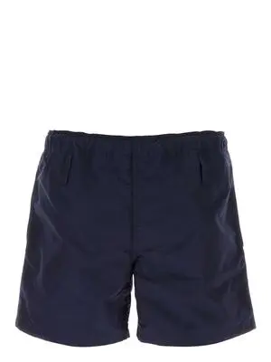 Prada Navy Nylon Swimming Shorts - Blue