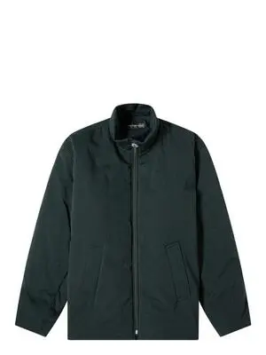 Balenciaga Embroidered Logo Zip Jacket - Black