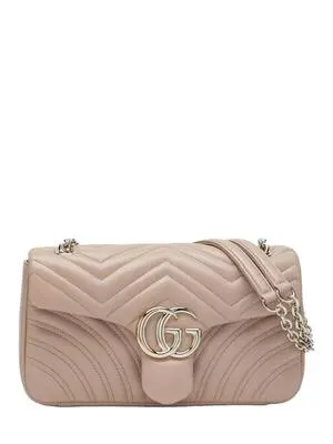 Gucci Gucci Medium GG Marmont Shoulder Bag In Light Pink