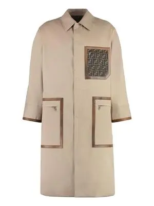 FENDI FENDI Reversible FF Logo Trench Coat
