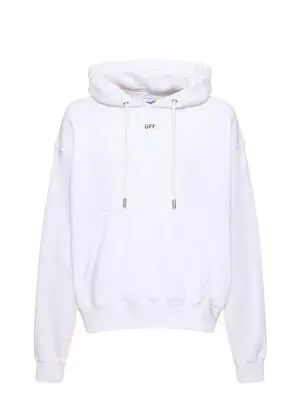 Off-White Off Stamp" Hoodie Sweatshirt - White