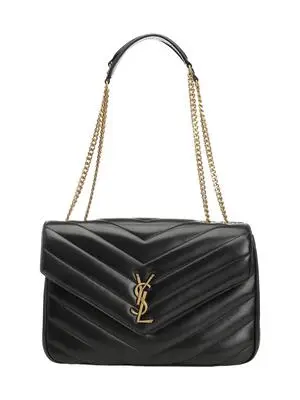 Saint Laurent Large Loulou Bag - Black