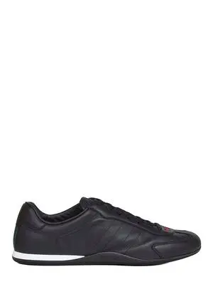 Gucci Black Leather Low Top Sneakers - Multicolor