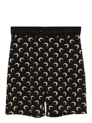 MARINE SERRE Moon Cyclist Shorts - Multicolor