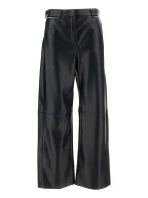 Max Mara Faux Leather Trousers - Multicolor
