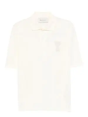 AMI Paris De Coeur Cotton Polo Shirt - Multicolor