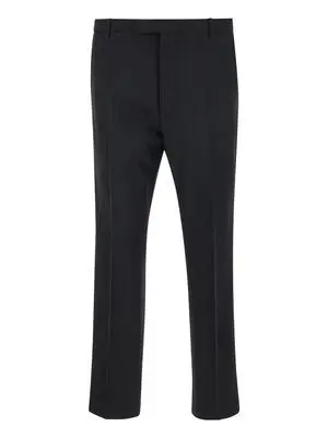 Gucci Tailored Wool Pants With Tonal Logo - Multicolor