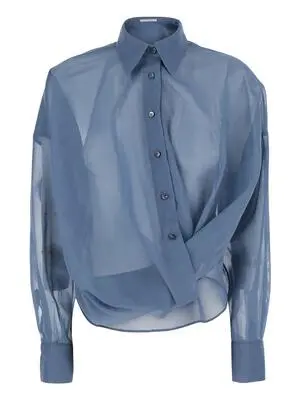 Brunello Cucinelli BRUNELLO CUCINELLI Cotton Striped Shirt Multicolor
