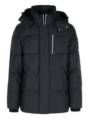Moose Knuckles Cloud 3q Hooded Down Jacket - Black
