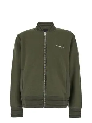 Givenchy Wool Bomber Sweatshirt With 4g Logo - Multicolor