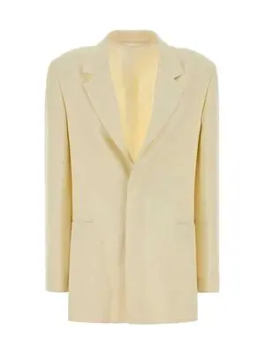 Carven Viscose Blend Blazer - Yellow