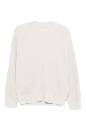 Brunello Cucinelli Sparkling Cashmere V-neck Sweater - Multicolor