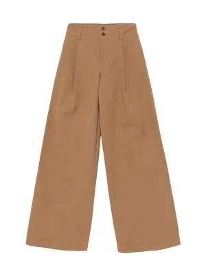 CHLOÉ CHLOE Cotton Wide-Leg Trousers