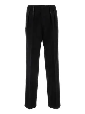 MAISON MARGIELA Wool Tailored Trousers - Black