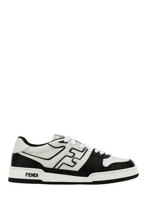 Fendi Two-tone Leather Match Sneakers - Multicolor