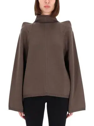 Rick Owens Wool Top Sweater - Gray