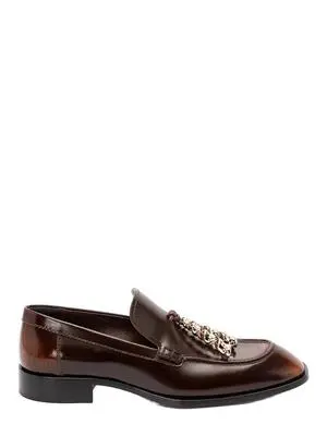 Loewe Loafers With Chain Detail - Multicolor