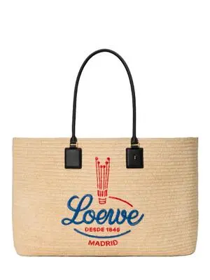 Loewe Extra Large Raffia Tote - Multicolor