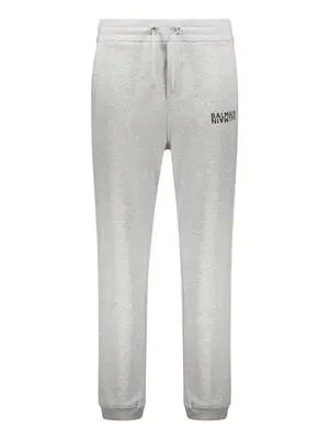 Balmain Logo Jogging Pants - Gray