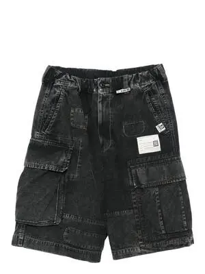 Mihara Yasuhiro Cotton Cargo Shorts - Black