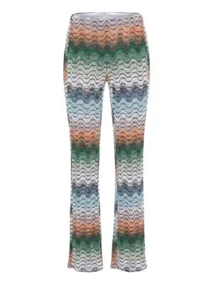 Missoni Zigzag Pattern Viscose Pants - Multicolor