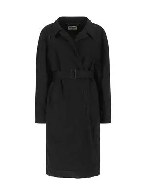 Balenciaga Cotton Overcoat - Blue