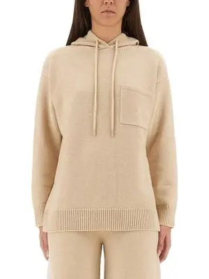 Max Mara Liana Hooded Sweater - Cream
