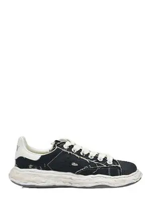 Mihara Yasuhiro MAISON MIHARA YASUHIRO Low-Top Sneakers With Distressed Finish Black
