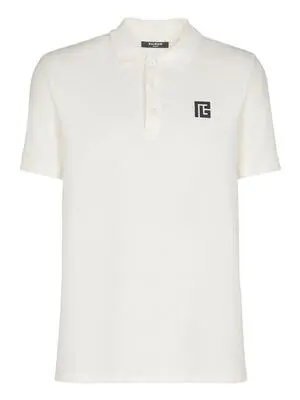 Balmain Polo Shirts - White