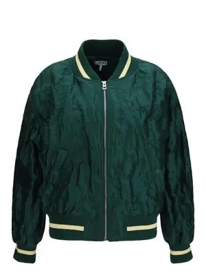 Loewe Technical Fabric Bomber Jacket - Green