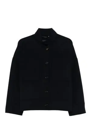 Max Mara Oversized Jacket - Black