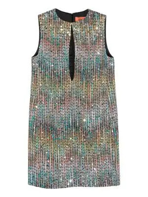 Missoni Sleeveless Sequined Short Dress - Multicolor