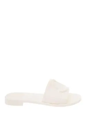 Moncler Rubber Slide With Embossed Logo - Multicolor