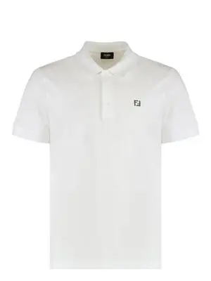 Fendi Polo Shirts - White