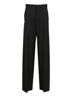 Balenciaga Tailored Wool Trousers - Black