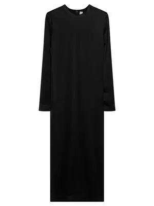 TOTEME Midi Dress In Lustrous Viscose - Black