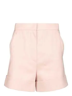 Max Mara Max Mara Wool, Mohair, And Silk Canvas Shorts Multicolor