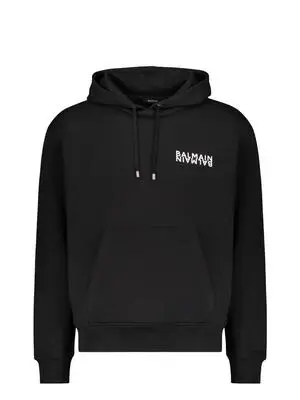 Balmain BALMAIN Logo Hoodie Black