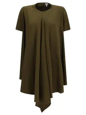 Loewe Stretch Viscose Dress - Green