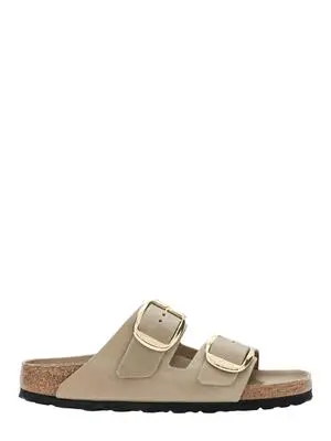 BIRKENSTOCK Arizona Big Buckle Slides - Brown