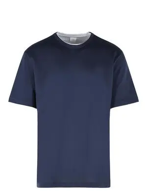 Eleventy Cotton T-shirt - Blue