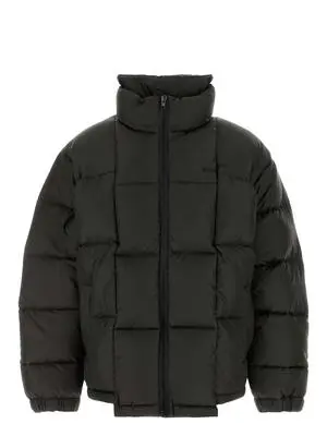 Vetements Dark Polyester Down Jacket - Brown