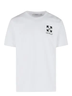 Off-White Small Arrow' Cotton T-shirt - White