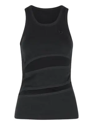 Coperni COPERNI Spirale Cotton Tank Top Black